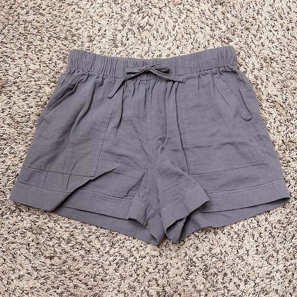 SHEIN | Shorts | Shein Curve Grey High Waisted Shorts | Poshmark